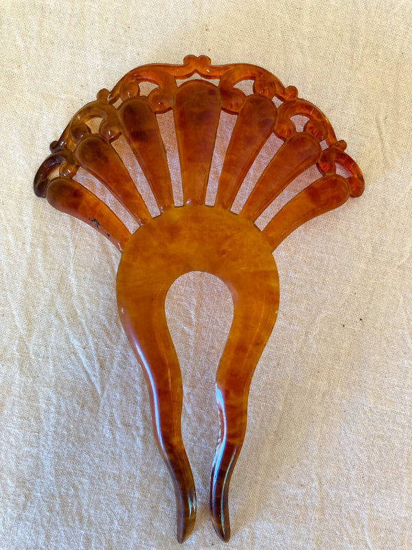 1890’s – 1910’s Celluloid Hair Combs, Set of 3 - Day Trip Treasures