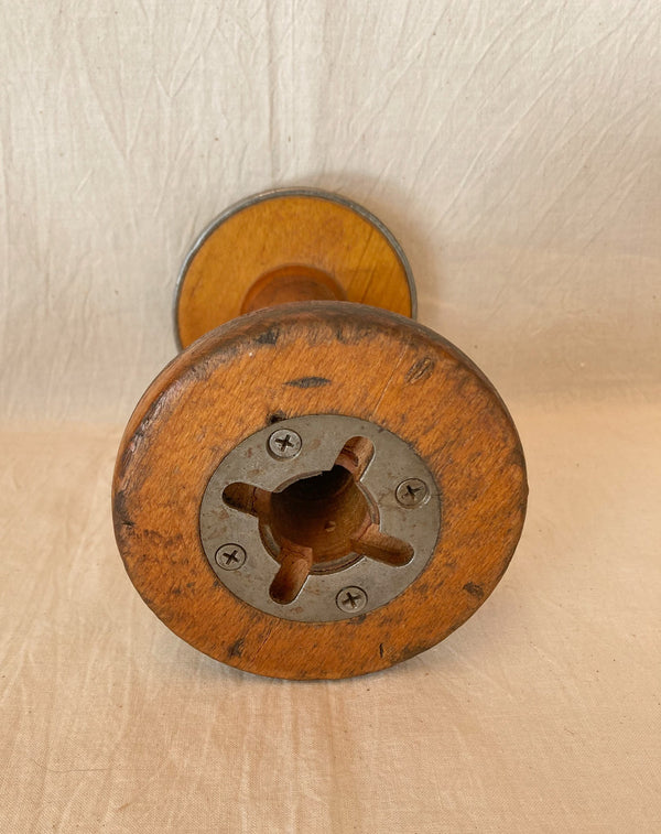 Antique Wooden Spool, 7 ½” tall - Day Trip Treasures