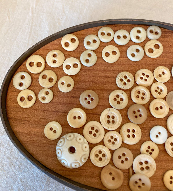 Mid to Late 1800’s Bone and Horn Buttons - Day Trip Treasures