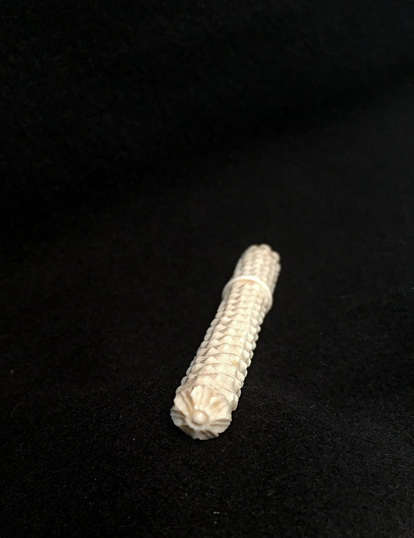 1800’s Carved Bone Needle Case - Day Trip Treasures